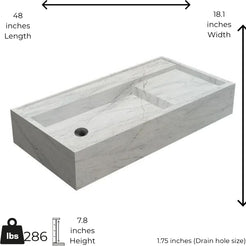Imperial Marble Sink - Luxurious Durability & Style