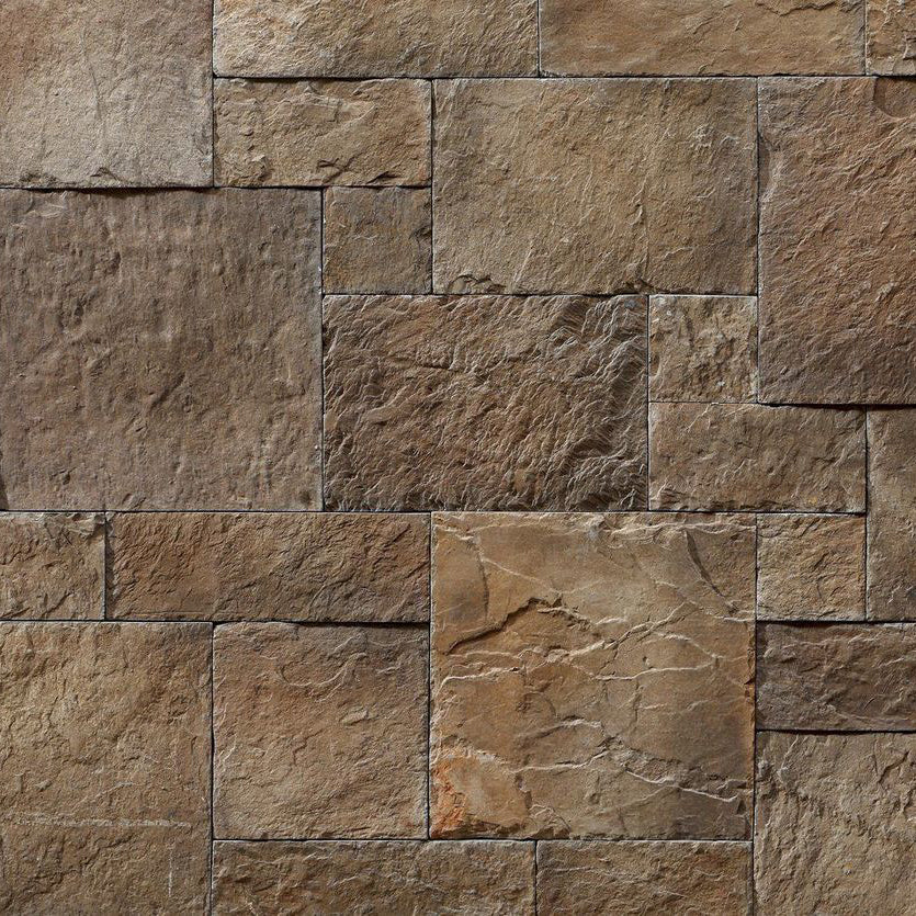 Elegant Ashlar Pattern Petra Coffee - Enhance Your Space